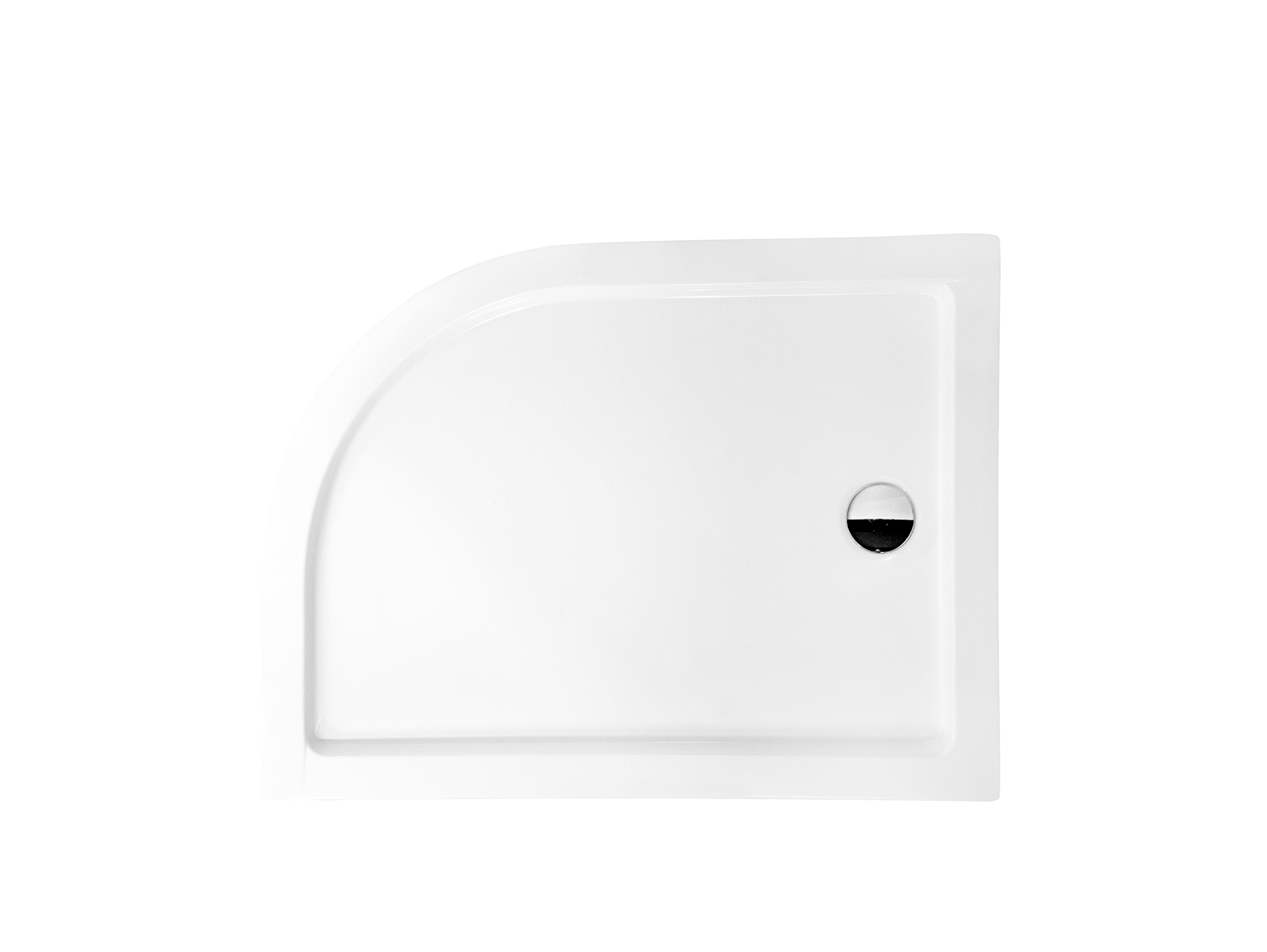 Saturn assymetric shower trays Besco.eu